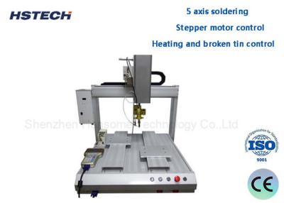 China Desktop SMT Soldering Robot 5 Axis PCB Assembly with Rotation Axis 500x300mm for sale