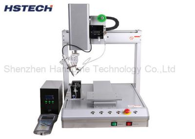 China 4 Axis Desktop Soldering Machine 300x300mm Stepper Motor with LCD Teaching Pendant for sale