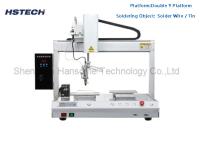 China 4 Axis Robotic Soldering Machine 500mm X 300mm Y Solder Wire Feeding Automated Soldering Equipment for sale