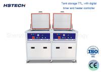 China SUS304 Stainless Steel 77L Ultrasonic Cleaning Machine 3000W Heating Power AC380V for sale