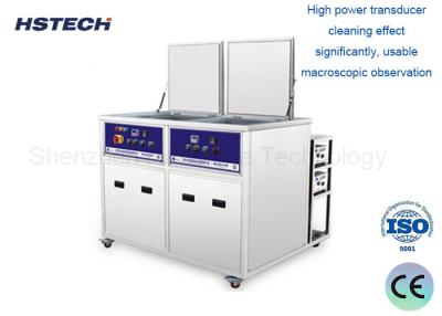 China Double Tank 3000W Heating Power Ultrasonic Cleaning Machine for Efficient Cleaning Process for sale