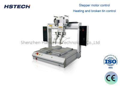 China Automatic Soldering Robot 4 Axis 300x300mm with Teaching Box Stepper Motor for sale