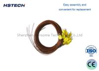 China Thermocouple with Connector, 0-1000°C Use Temp, WRM N, Ceramic/Plastic for sale