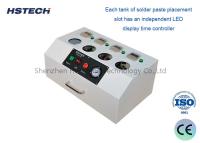 China Solder Paste Thawing Machine 4 Tank LED Display FIFO Function AC110V 220V for sale