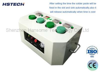 China Solder Paste Warm Up Machine 4 Tank LED Display Time Controller FIFO Function AC110V 220V for sale