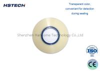 China SMD Component Counter Cover Tape 9.3mm Transparent Hot Sealing 0.2Mpa Sealing Pressure for sale