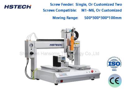 China 4 Axis Automatic Screw Locking Machine 500x300x300mm Closed Loop Desktop Screw Fastener for sale