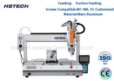 China 4 Axis Double Platform Screw Fastening Machine M1-M6 Automatic Screw Locking Machine HS-SL5331 for sale
