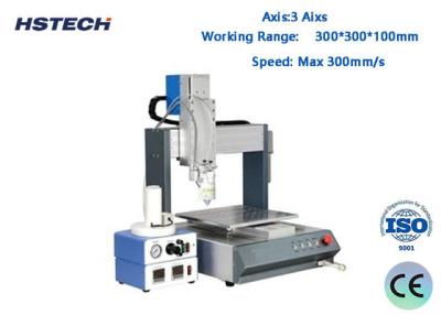 China Automatic Desktop 3 Axis Single Head PUR Glue Dispensing Machine 300x300x100mm for sale
