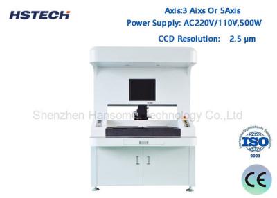 China Automatic CCD Positioning Dual Table 3 Axis Visual Glue Dispensing Machine HS-VS400 300x400mm for sale