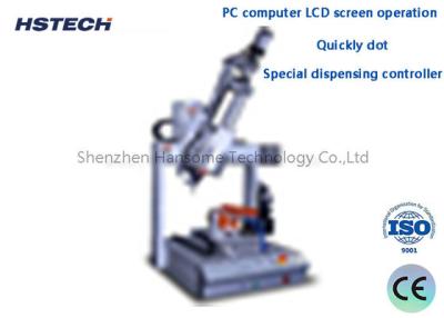 China 4 Axis Glue Dispensing Machine 300x300x100mm LCD Screen with Vacuum Device for sale