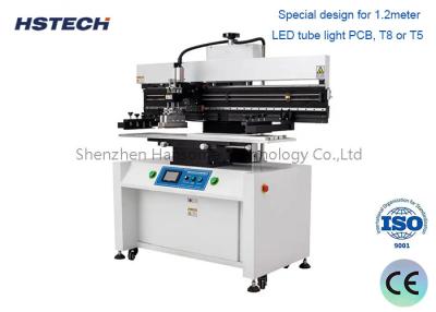 China Semi-Automatic Solder Paste Printer for 1.2m LED Tube PCB 1200x320mm Printing Accuracy ±0.02mm for sale