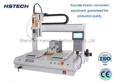 China 6 Axis Automatic Screw Locking Machine 300x300x100mm Suction Feeding LCD Touch Screen for sale