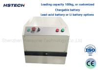 China 100kg AGV Transport Car with Li Battery Option Rubber Strip Guidance for sale