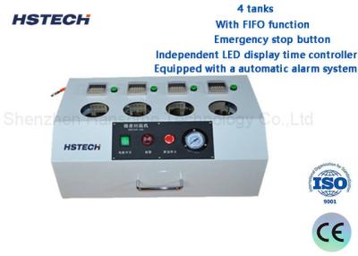 China 4 Tank Solder Paste Warm Up Timing Machine with FIFO Function and Automatic Alarm System 110V 220V for sale