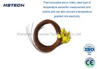 China WRE E Thermocouple with Connector 0-700°C Use Temp Ceramic Plastic Temperature Sensor for sale