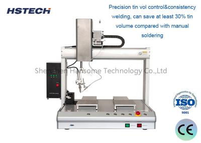 China 4-Axis Automatic Soldering Robot 300x300mm Hiwin Linear Guide Customizable for sale