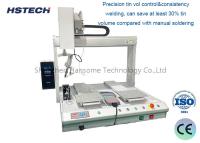 China 4 Axis Stepper Motor Automatic Desktop Soldering Machine 300x300x100mm Dual Station for sale