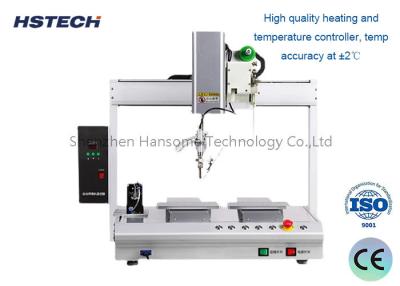 China 360 Degree R Axis Desktop Soldering Machine With High Precision Stepper Motor And Timing Belt Driven System for sale
