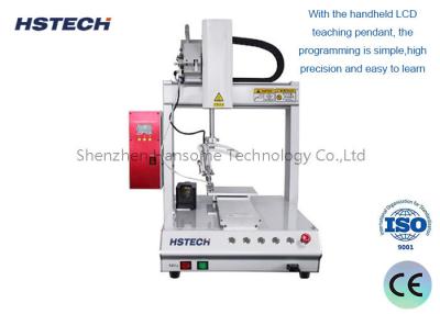 China CAD Document Support 360 Degree Rotation Tabletop Soldering Robot with Dual Working Station for sale