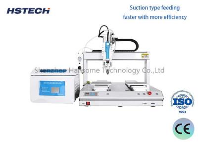 China 6 Axis Automatic Screw Locking Machine 300x300x100mm Dual Station Suction Type for sale