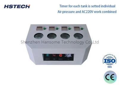 China Automatic Solder Paste Thawing Machine 4 Tanks 0.4Mpa Air Pressure PLC Control for sale