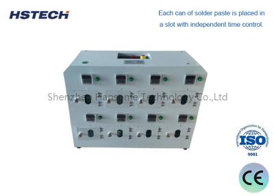 China Solder Paste Rewarming Machine 10 Slots PLC Control Automatic Thawing 500G for sale