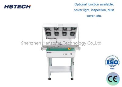 China PCB Handling Equipment Stable Stainless Steel Manual Hand Crank Width Adjustable Conveyor for sale