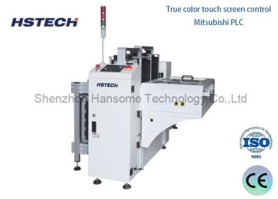 China Dual Rail PCB Unloader 350x250mm with SMEMA Signal Tower Light Display PCB Handling Equipment for sale