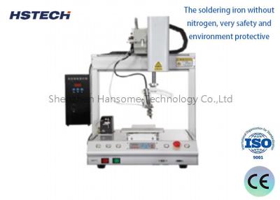China 3 Axis Automatic Soldering Robot 300x300mm Hiwin Linear Guide for PCB Assembly for sale