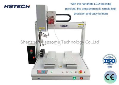 China 4 Axis Automatic Soldering Robot 300x300mm Hiwin Linear Guide Precision Soldering Machine for sale