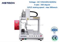 China 4 Axis Teaching Pendant Automatic Soldering Robot 220V 300x300x100mm for Connector Plug for sale