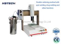 China Four Station LED Bulb Glue Dispensing Machine 160mm Max Diameter Stepping Motor for sale