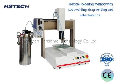 China Four Station LED Bulb Glue Dispensing Machine 160mm Max Diameter Stepping Motor for sale