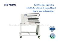 China Pneumatic PCB Depanelizer 360mm Cutting Length for FR4 Aluminum Board Low Force Stress for sale