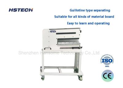 China Pneumatic PCB Depanelizer 360mm Cutting Length for FR4 Aluminum Board Low Force Stress for sale
