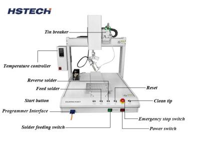 China HSTECH HS-5331R 4 Axis Desktop Automatic Soldering Robot 150W 110V 220V for sale