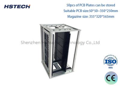 China ESD Antistatic PCB Magazine Rack Metal Anti Heat 535x460x565mm 50pcs for sale