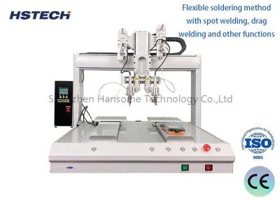 China Taiwan Hiwin Linear Guide Solder Robot 300x300mm Auto Cleaning Iron Head Alignment for sale