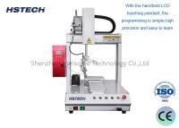 China 360 Degree Single Y Working Platform Automatic Soldering Machine With Double Soldering Iron for sale