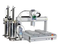 China Dual Tank Automatic Glue Dispensing Machine Industrial PCB Adhesive Dispensing Equipment for sale