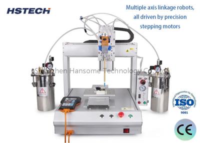 China Four-Station Round Glue Dispensing Machine for LED Bulb Glue Dispenser for sale