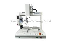 China 4 Axis Automatic Soldering Robot Hiwin Linear Guide 300x300x100mm AC110V/220V for sale