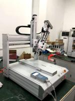 China Desktop Automatic Vision Guided PCB Dispensing Machine AB Glue 300x300mm XYZ for sale