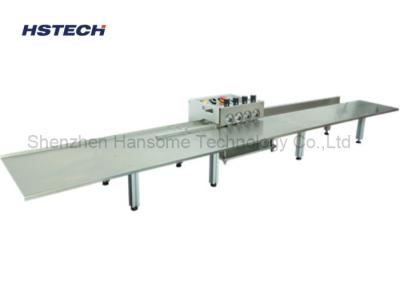 China LED Hard Strip PCB Depaneling Machine with 1.2M Platform and 4 Blade Groups for Aluminum Boards 90W Power for sale