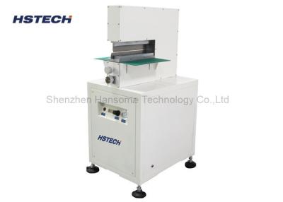 China HS-320 Pneumatic PCB Depanelizer with 350mm Cutting Length and 0.1-2.0mm Thickness Range for V-Groove Board Separation for sale