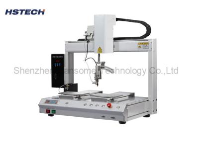 China HS-S5331R 5-Axis Automatic Soldering Robot with 500mm X-Axis and Dual 300mm Y Platforms for sale