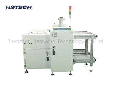China PLC Touch Screen PCB Unloader SMEMA 2 Magazine NG OK Board Separator SMT 330x250mm for sale