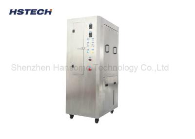 China HS-600 Pneumatic SMT Stencil Cleaning Machine with Solvent Recycling System - 45L Capacity, 980×700×1730mm for sale