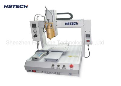 China HS-D331 Single Platform 3-Axis Glue Dispensing Machine with 500×300×300mm Range and ±0.02mm Precision for sale